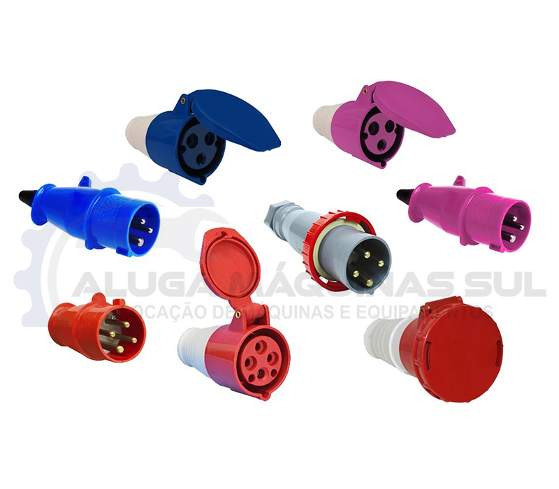 Locação de Plug Macho e Fêmea | Aluga Máquinas Sul