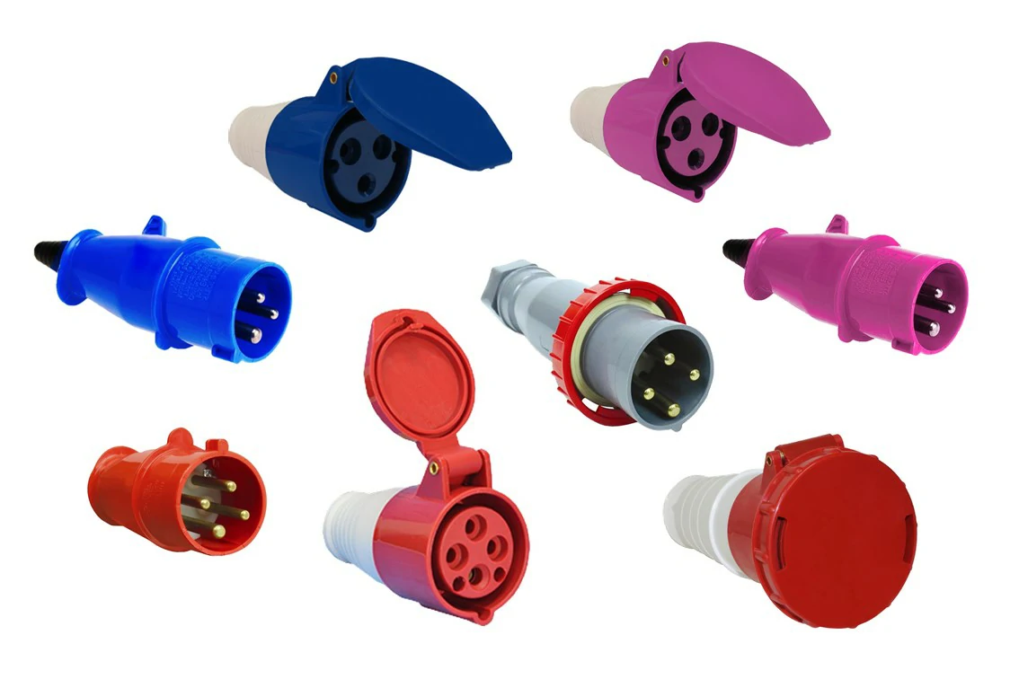 Plug macho e fêmea - Aluga Máquinas Sul